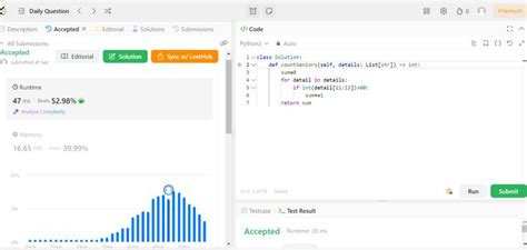 Abida Shoukat On Linkedin 100daysofcode Leetcode Problemsolving Codingjourney Python