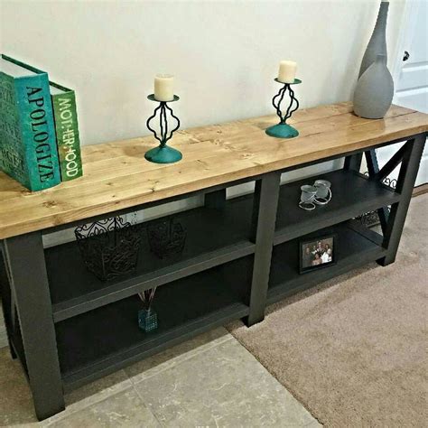 Rustic X Console Ana White