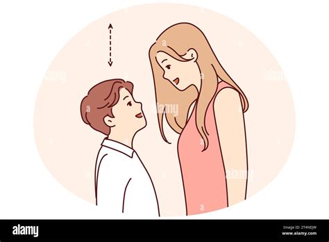 Short Man And Tall Woman Cut Out Stock Images And Pictures Alamy