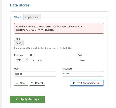 Docker Unable To Connect To Local Neo4j Data Store In Graphileon