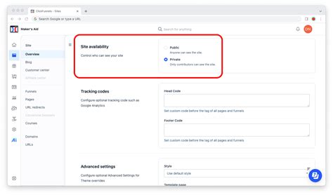 how to make your clickfunnels site private maker s aid