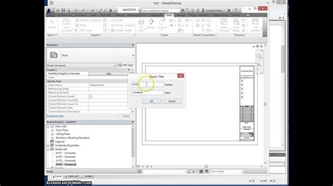 Create A Viewsheet Set With The Revit Api Youtube