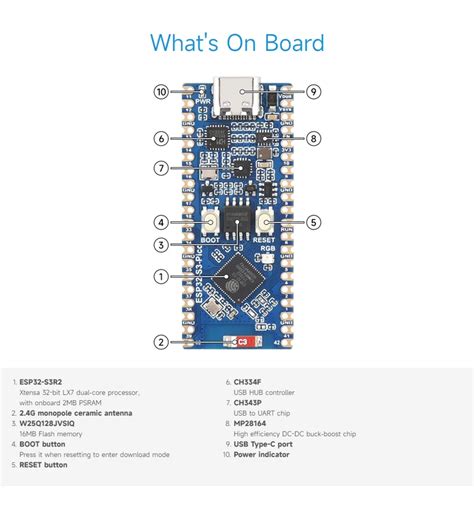 esp32 s3 microcontroller 2 4ghz wi fi development board 240mhz dual