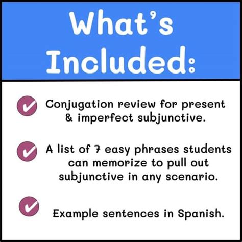 Subjunctive Cheat Sheet By Olivias Spanish Superstore Tpt
