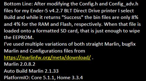 Auto Build Marlin Compile False Positive Issue Platformio