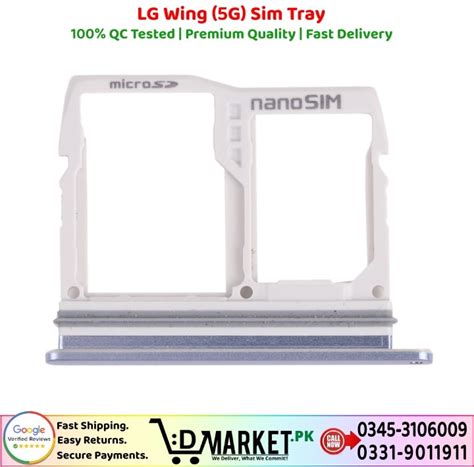 LG Wing 5G Sim Tray Original 2025 Exclusive