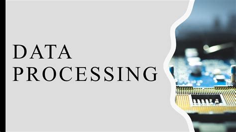 Data Processing Class Ii Module V Youtube