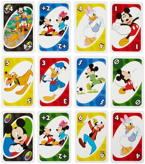 2021 autumn and winter new Mickey Mouse Uno Game www.mylomed.com