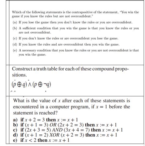 Solved Attempt All Questions Assume That X Y And Z Are Real Chegg