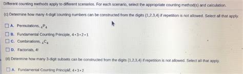 solved different counting methods apply to different