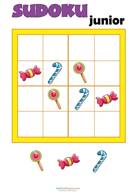 Учимся решать судоку Развиваем логику и внимание Игровое поле детского судоку иногда его