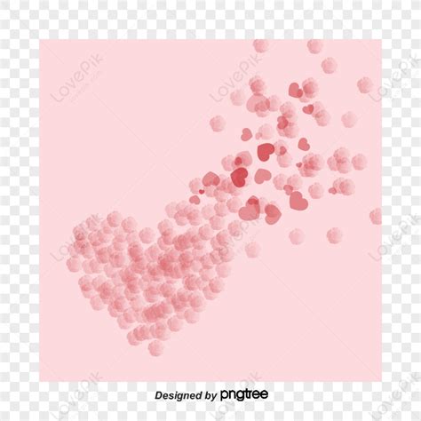 벡터 하트 일러스트 배경빨간색패턴 Png 일러스트 무료 다운로드 Lovepik