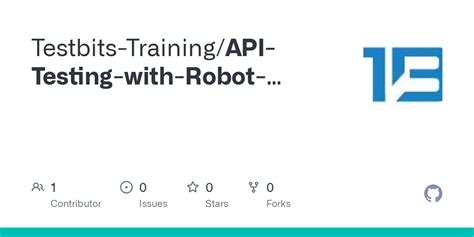 Github Testbits Trainingapi Testing With Robot Framework