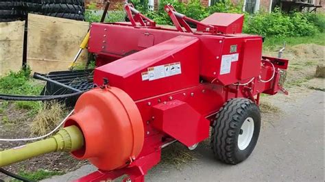 Пресс подборщик тюковый для сена Youtube