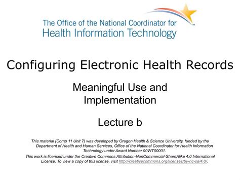 Meaningful Use And Implementation Ppt