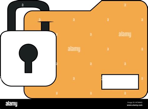 Security Folder Symbol Stock Vector Image And Art Alamy