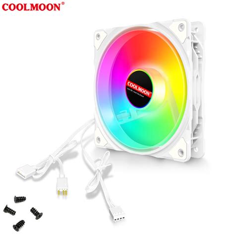 Quạt tản nhiệt Fan Led ARGB Coolmoon Led ARGB Sync Main 3 Pin 5V Bộ Hub Coolmoon P ARGB PWM