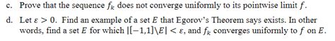 solved c prove that the sequence fk does not converge