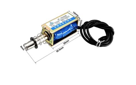 Mini Atuador Solenoide Jf 0530b 12 Volts Arducore Robótica