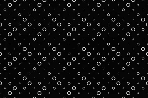 Seamless Monochrome Circle Pattern Graphic By Davidzydd · Creative Fabrica