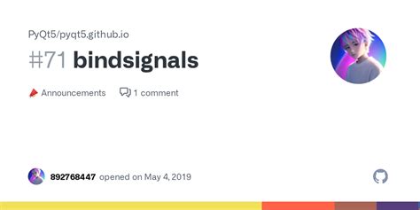 Bindsignals · · Discussion 71 · Github
