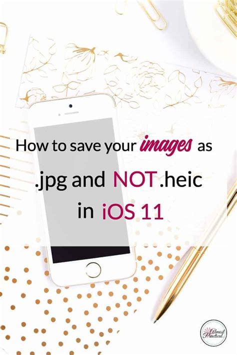 How To Save Your Images As Not HEIC In IOS