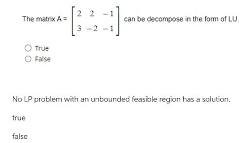 solved the matrix a [232−2−1−1] can be decompose in the form