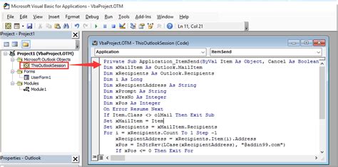 How To Get Warning When Sending Email To External Domain In Outlook