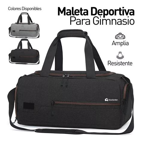 Mochila Gym Maleta Deportiva De Mano Para Gimnasio Y Viaje Negro