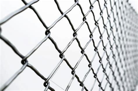 Wire Mesh Isolated On White Background Premium Ai Generated Image