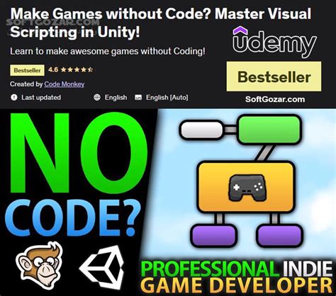 Make Games Without Code Master Visual Scripting In Unity تصاویر نرم