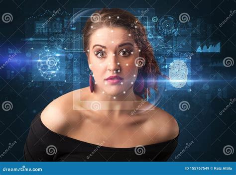 Face And Fingerprint Detection Concept Stock Image Image Of Information Control 155767549