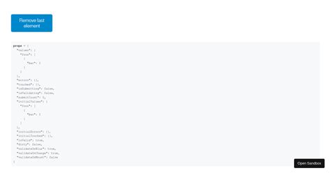 Formik Codesandbox Template Codesandbox