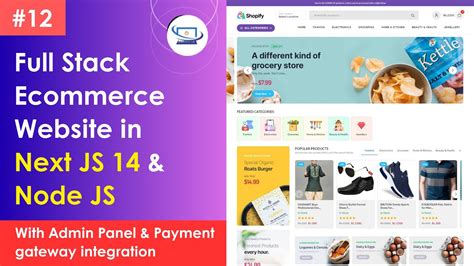 12 build a full stack e commerce website with next js 14 node js