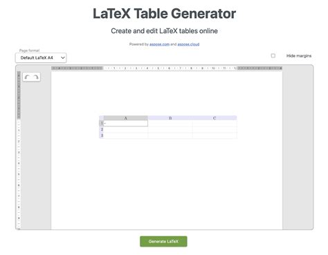 Latex Table Generator Customizable Tables Stata