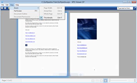 Xps Viewer Ep Download Softpedia
