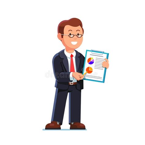 Statistical Data Abstract On Paper And Tablet Stock Vector Illustration Of Market Report