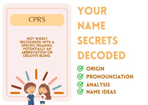 Cprs Name Meaning And Pronunciation