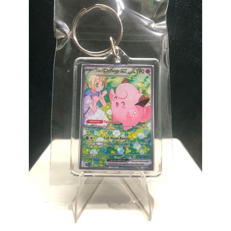 Cleffaclefairy Tcg Keychain Pokemon Tcg Shopee Philippines