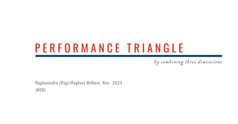 Performance Triangle
