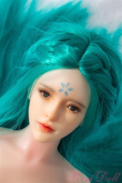 Qitadoll 昭昭 60cm緑髪小柄かわいいシリコン製ダッチワイフ普胸