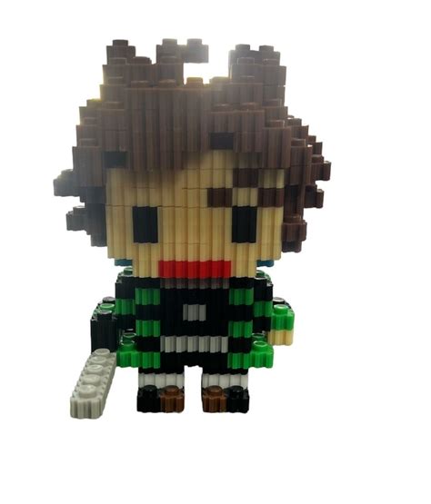 Ripley Armable 3d Micro Blocks Tanjiro 10cm 549 Piezas