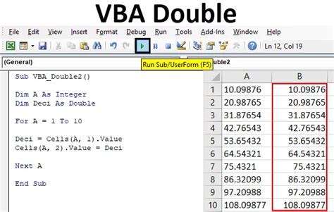 Vba Double Deklarieren Von Variablen Mit Doppeltem Datentyp In Excel Vba Vba 2025