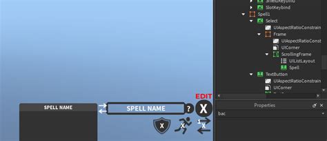 ui corner ineffective when used on a frame that has a scrolling frame