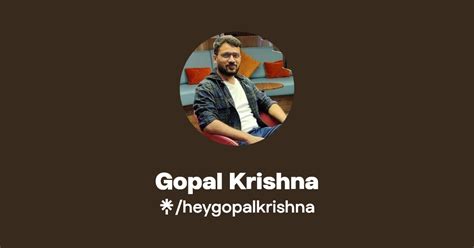 Gopal Krishna Instagram Linktree