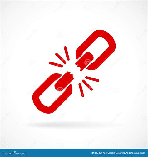 broken chain link icon