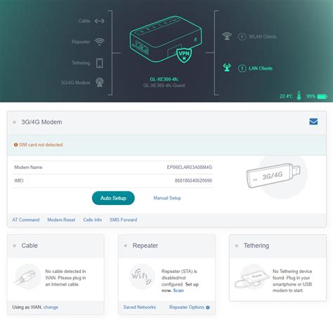 ネットワーク GL iNet Router Docs