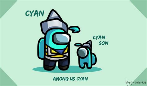 Among Us Cyan By Jackyleo738 On Deviantart