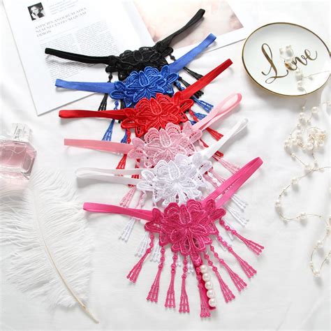 Buy 5pcs Lot Oem Women Sexy Panties Tassel Thongs Female Underwear Sex Girl G