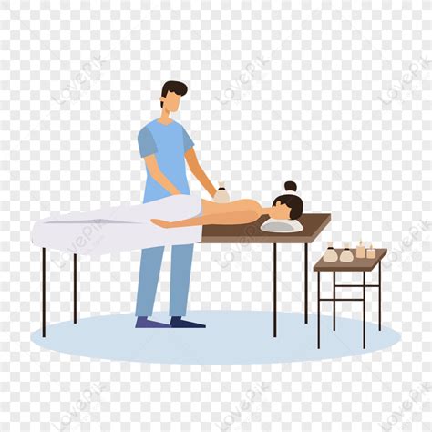 남자 기사 젊 은 여자 Spa 마사지 개념 삽화 사람 일러스트 종이 일러스트 집 일러스트 책 일러스트 캐릭터 일러스트 편지